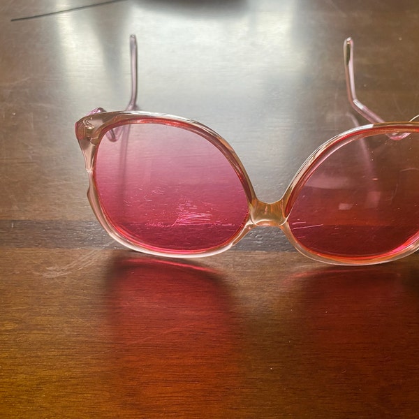 Vintage Double Bridge Aviators Sunglasses // Gold Frames With Light ...