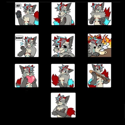 Furry Telegram Sticker Pack YCH - Etsy