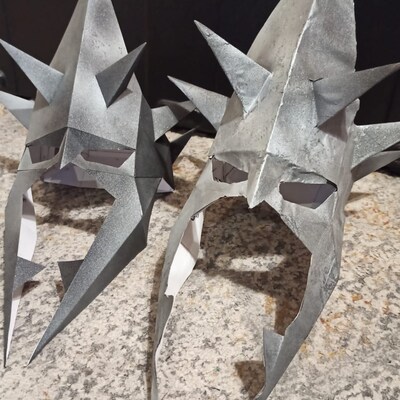 Egyptian God HORUS Paper Mask Make It With This Low-poly Mask Template ...