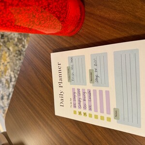 Routine Tracker Notepad Weekly Habits, 50 Sheets, 5 X 7inches, Spring ...