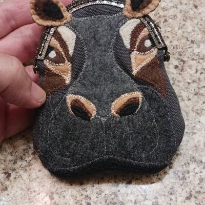 Squirrel Purse, Squirrel Snap Purse, Squirrel Coin Purse, Felt Squirrel ...