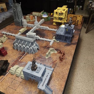 Ork Camp Towers & Barricades 3D Printed Tabletop RPG Scenery and ...