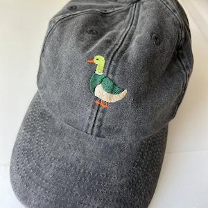 Custom Embroidered Cap Unisex Personalised Vintage Washed Out Cotton ...