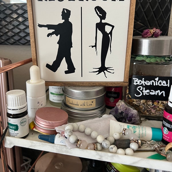 Halloween Decor | Restroom Sign | Horror | Frankenstein Restroom ...