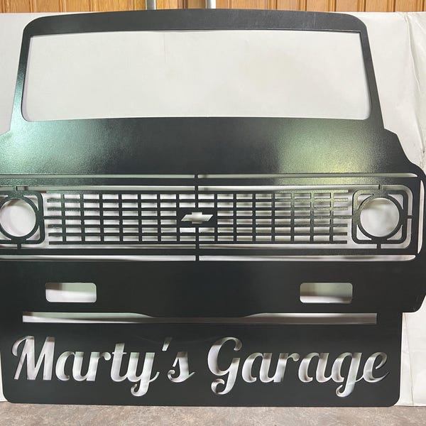 Chevy Silverado Metal Sign | 1990-1999 OBS | Classic American Truck ...