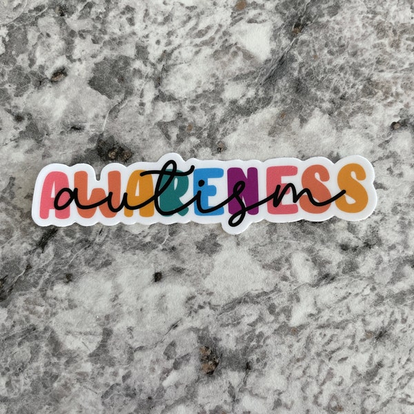 Autism Vinyl Sticker 4"x1" Accessibility Specialist Special Needs Mom ...