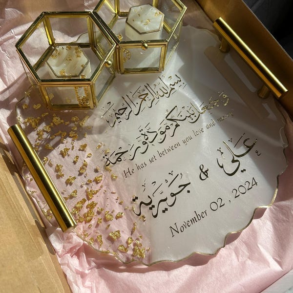 Personalized Engagement Tray Engagement Rings Holder Tray Engagement ...