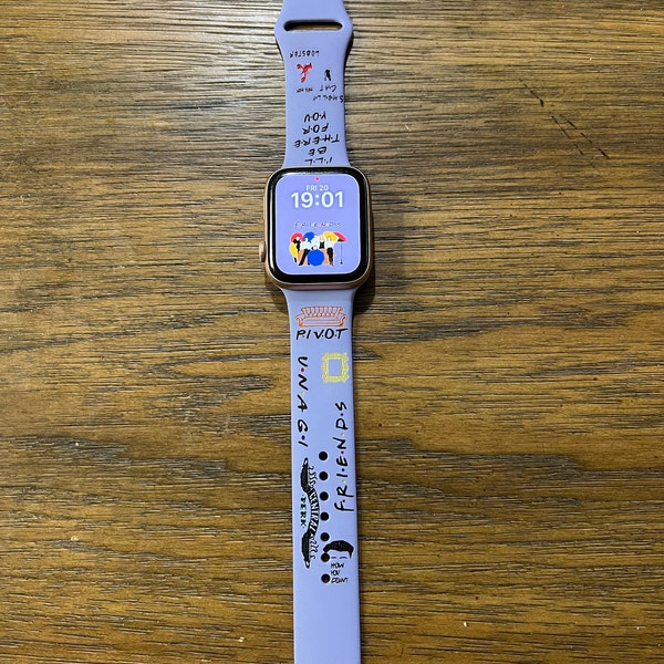 Apple Watch Friends Inspired Custom Silicone Band ! - Etsy
