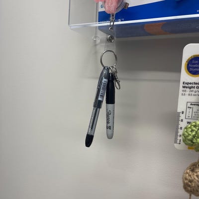 Rose Gold Glitter Resin Eyeball Badge Holder, Eye Badge Holder ...