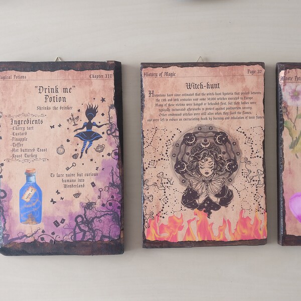 Siren - Mythical Creatures Beasts - Wood Art- Wall Hanging - Decor ...