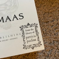 Modern Return Address Stamp, Calligraphy Stamp, Custom Rubber Stamp ...