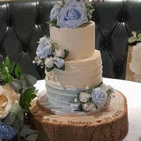 Christmas Cake Stand / Rustic Log Decoration Display Approx 12 - Etsy UK