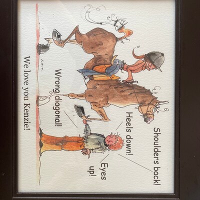 Outfoxed fox Hunting Horse. Mini Greeting Cards. Package of - Etsy