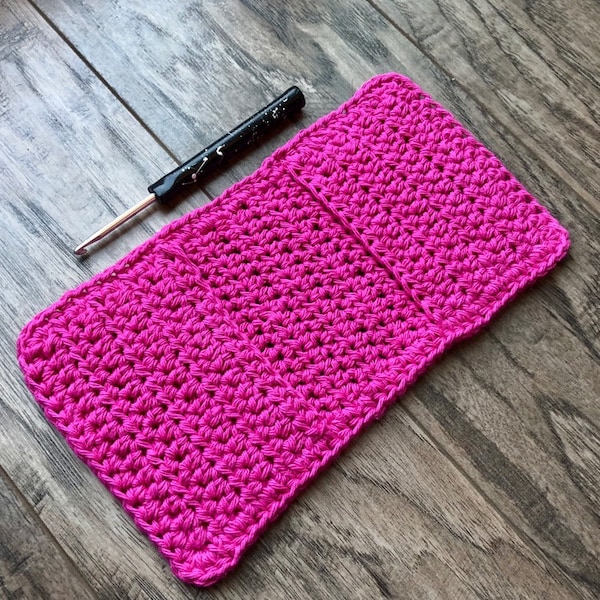 Crochet Pattern - Reusable Crochet Sweeper Cover Pattern - Sweeper Pad ...