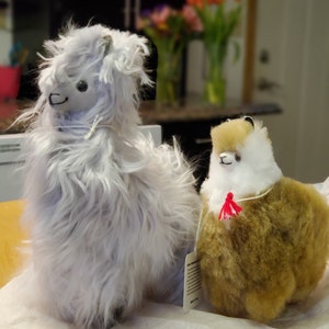 Peruvian Stuffed Llama Teddy, Perfect Gift, Handmade 100% Alpaca Fur ...