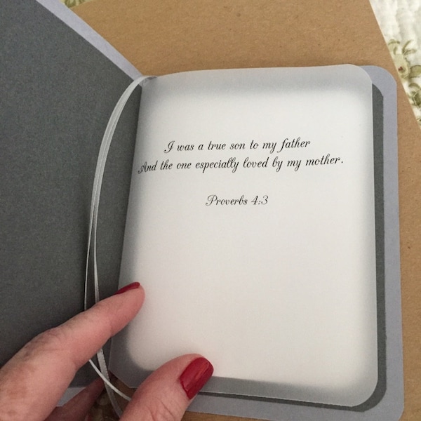 JW Gift | Scripture Handmade Card | New World Translation Bible Replica ...