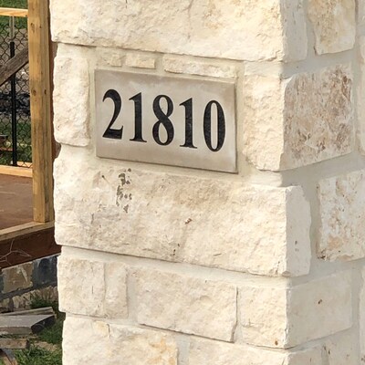 Address Stone, House Number, - Etsy