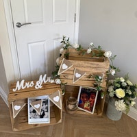 Very Strong Small Wooden Crates for Storage, Sets of 2-20 Boxes, Gift ...