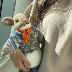 KNITTING PATTERN Rabbit and Carrots - Etsy