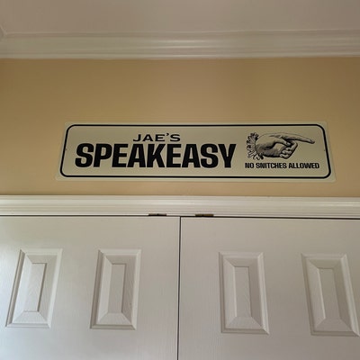 Speakeasy Entrance, Enter Bar Here, Speakeasy Decor Sign, Funny Bar ...