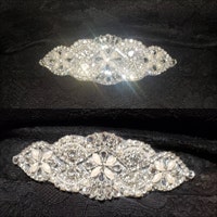 Light Yellow Garter, Wedding Garter Set, Lace Bridal Garter, Rhinestone ...