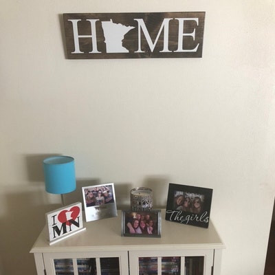 Minnesota Home Sign. Minnesota Home Decor. Minnesota Home Poster ...
