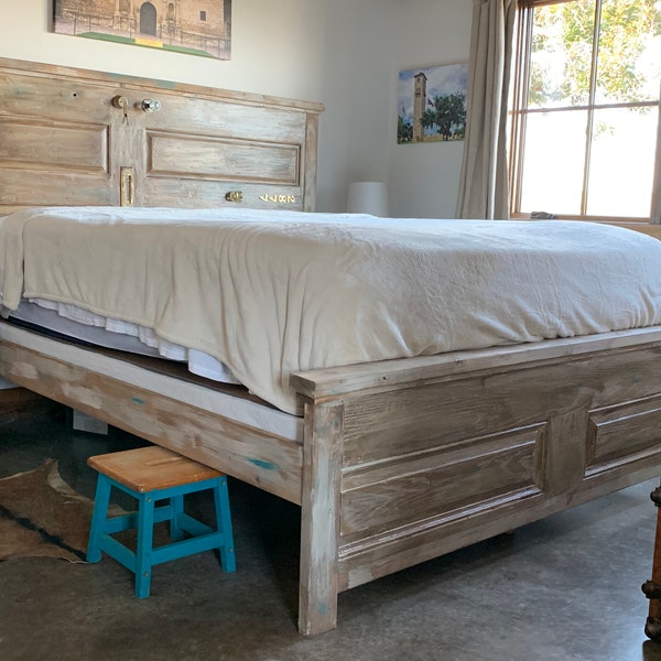 Shutter Bed Queen King Twin Full Double Headboard, Footboard, Sidetails ...