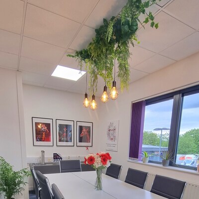 4 Ft Artificial Lush Mix Greenery Garland , Free Fast International ...