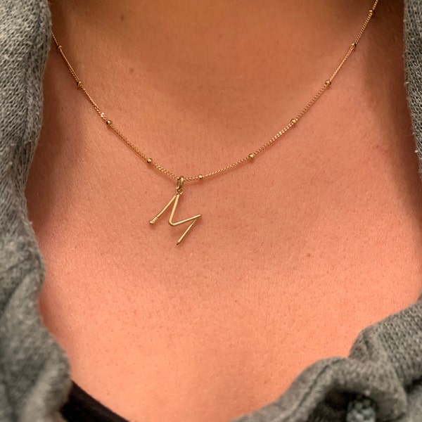 14k Gold Segment Chain Link Necklace - Etsy