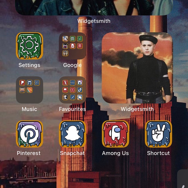 Trippy Retro Indie Icons Ios 14 Icon Pack Widgets and Wallpapers - Etsy