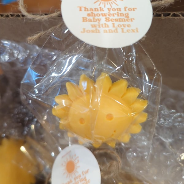 Sun Baby Shower Soaps - FRESH LEMON SCENT - You Are My Sunshine Baby ...