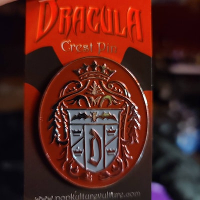 Dracula Crest Pin - Etsy