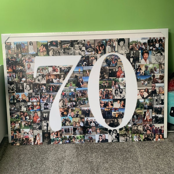 Custom Photo Collage , A Unique Collage With Your Photos, Gift for ...