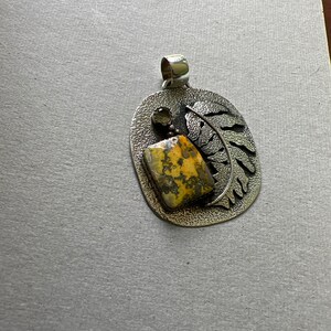 Large Green Amber Gemstone Silver Ring 925 Sterling Solid Boho Silver ...