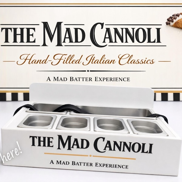 Portable Cannoli Boxes With Carrying Straps Lightweight Mobile Cannoli ...