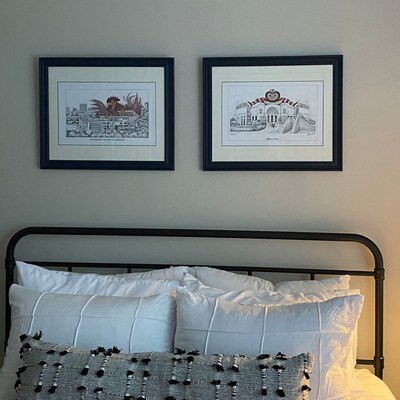 UNC Charlotte 8x10 Print of Miner Statue - Etsy