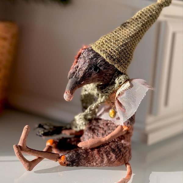 ADULT Pink Boy Rat Stuffed Toy. Social-emotional Toy of Eco-friendly ...