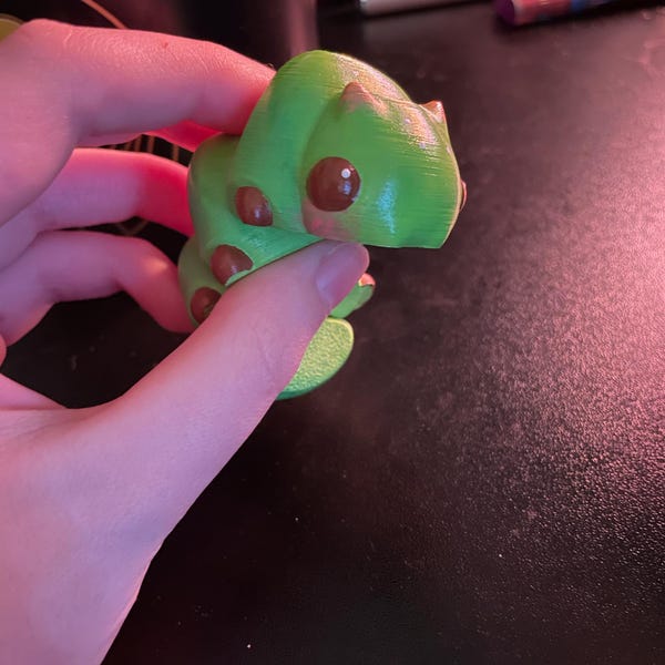 3D Printed Articulating Grub Flexi Fidget, Cute Fidget Toy, Hand ...