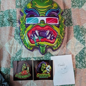 GOBLINHAUS Masks scratch Vintage Style Plastic Halloween Mask / Ben ...