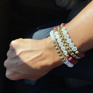 Bracelet, Bracelets for Women, Houston Astros Old School Stack Bracelets, Gold - Etsy