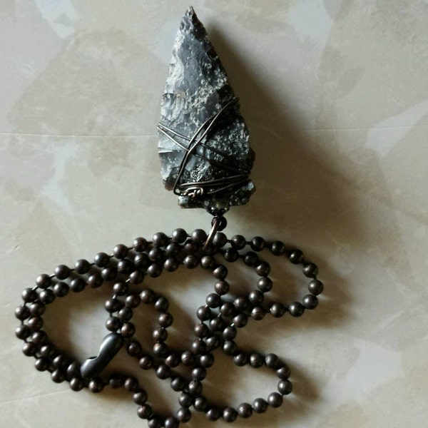 Arrowhead Necklace- Mens Necklace, Chain Necklace, Rustic Necklace for ...