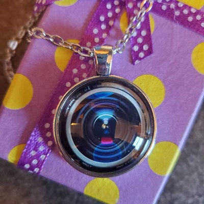Camera Pendant Photographer Gift Camera Lens Jewelry Men Necklace ...