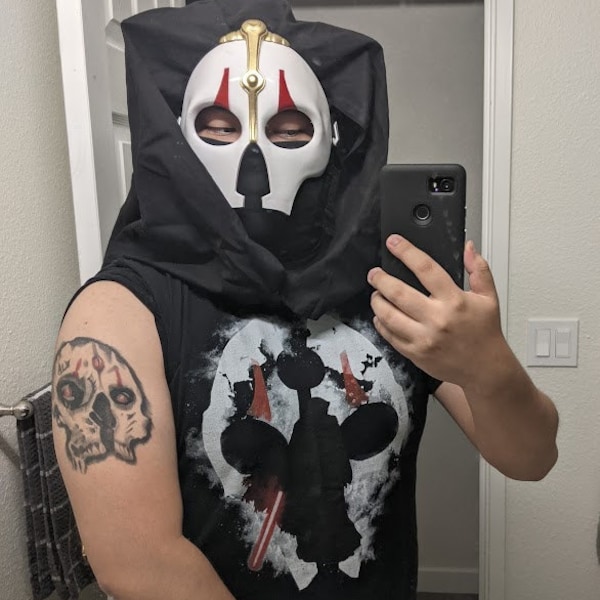 Darth Nihilus: Fall of Katarr Mask & Cowl - Etsy