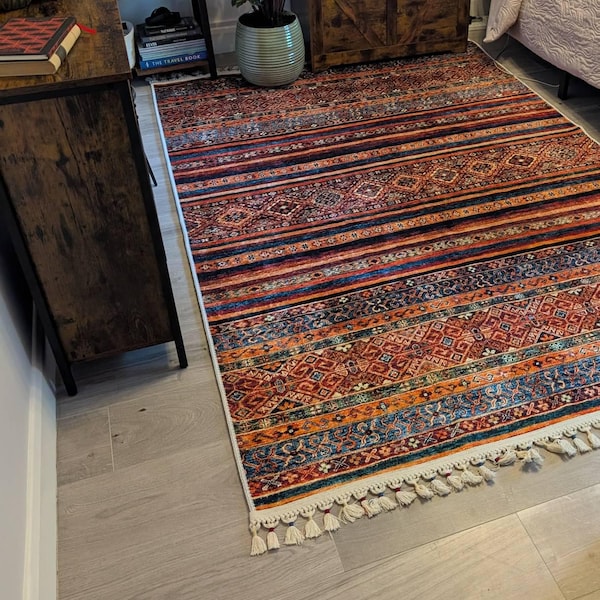 Red Vintage Rug, Classic Vintage Rug, Vintage Rug for Living Room ...