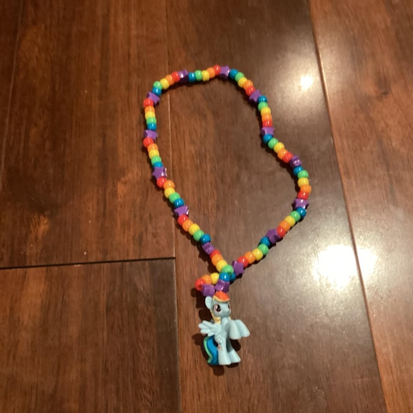 Mlp Kandi Necklace. Multiple Styles. Rave EDM EDC Rainbow PLUR Festival ...