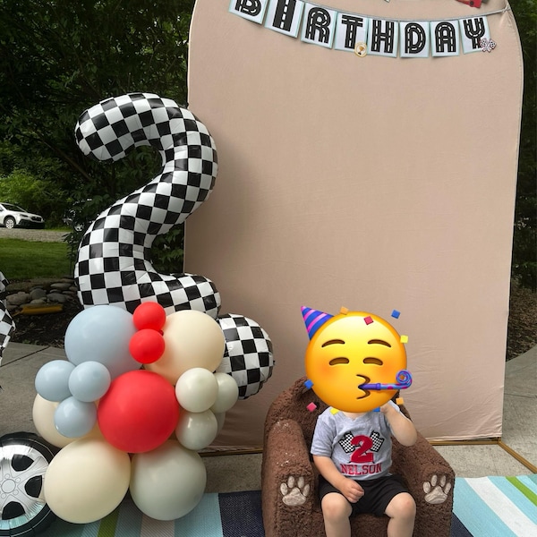 Tan 40" Number Balloon - Number Balloon - Creme Tan Number Balloon ...