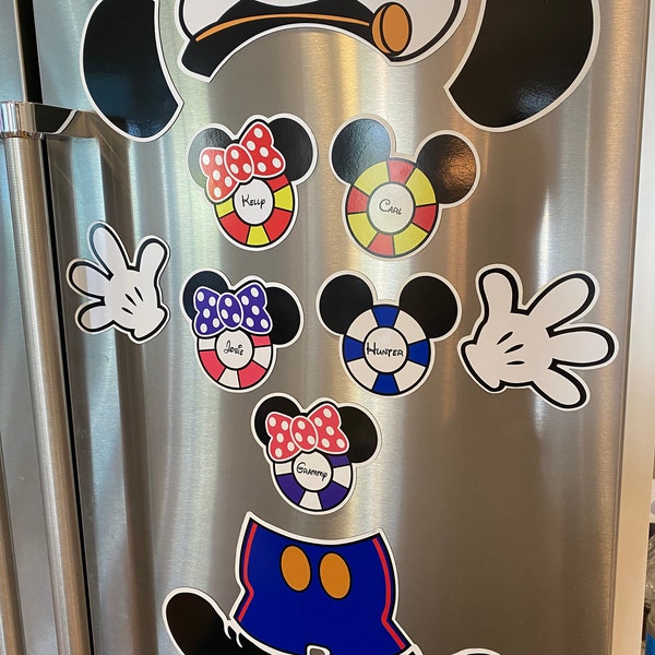 Disney Cruise Door Magnets Captain Mickey (not Laminated Paper) Mickey ...