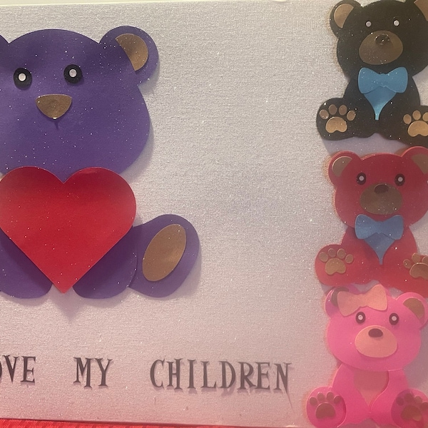 Bear SVG. PNG . Cricut Cut Files, Silhouette, Layered Files. Teddy Bear ...