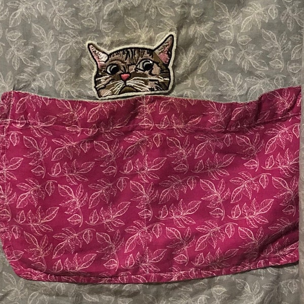 Peeping Cat Iron-on Patch, Cat Badge, Kitty Animal Decorative Patch ...