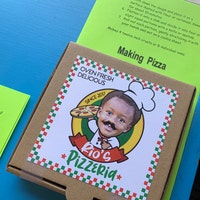 Pizza Box Printable Label Pizza Birthday Party Italian - Etsy